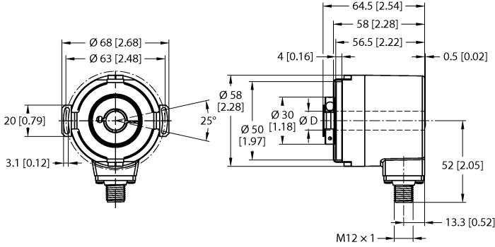 Absolute Rotary Encoder - Multiturn