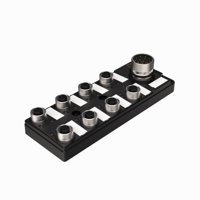 Passive Actuator/Sensor Box, M12 × 1 - 8-port, with M23 Connector for ...
